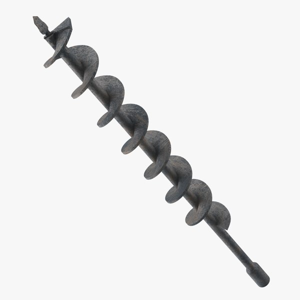 modelo 3d Broca de barrena de tierra vieja - TurboSquid 2104811