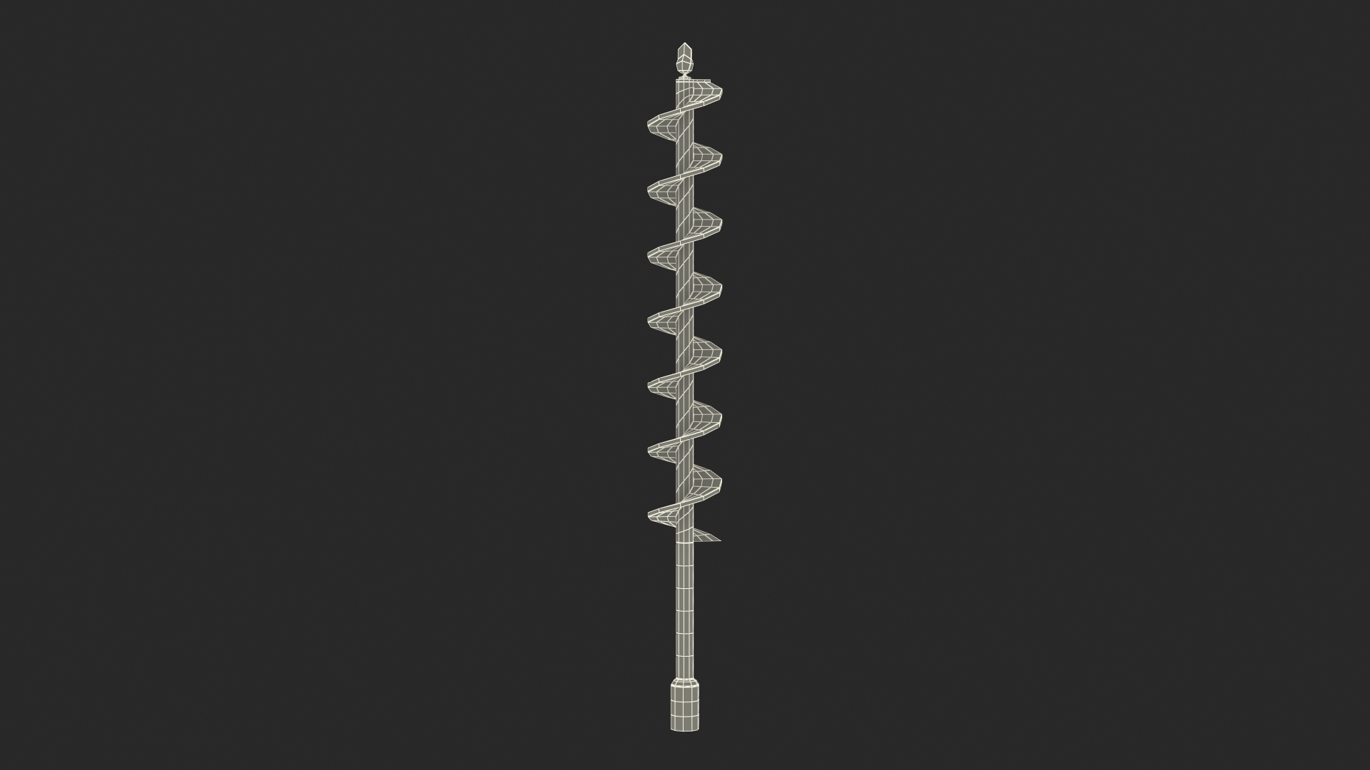 Old Earth Auger Bit 3D Model - TurboSquid 2104811