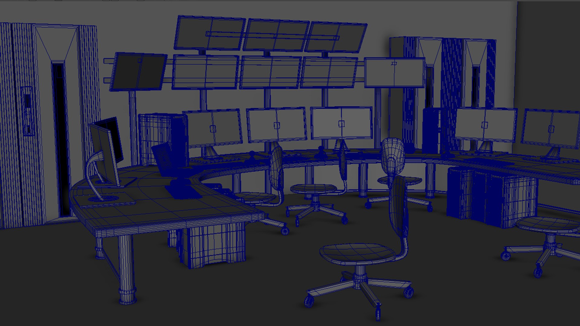3ds max control room