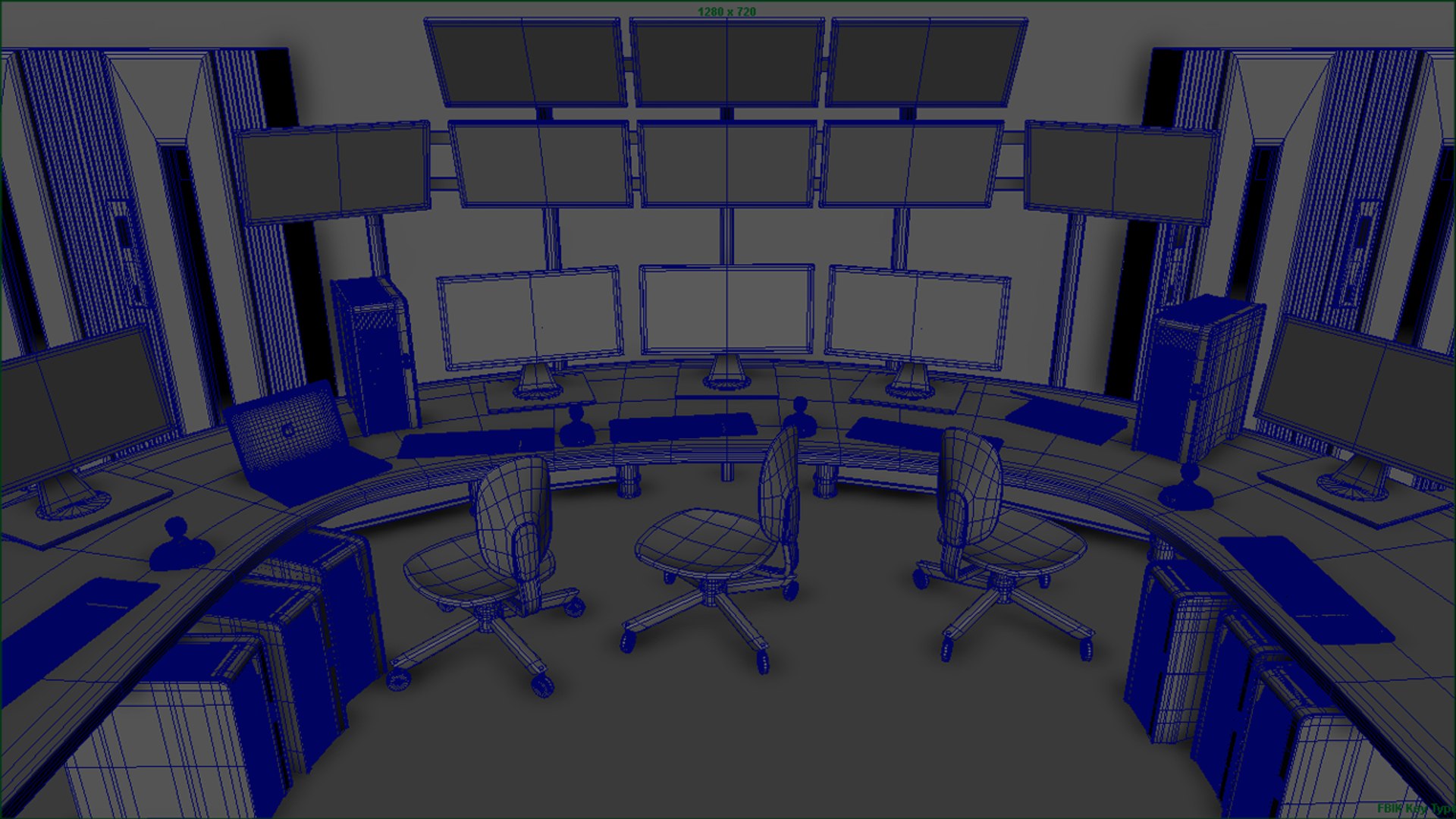 3ds max control room