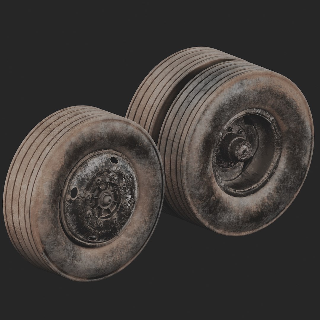 Truck wheel dirty 3D model - TurboSquid 1250901