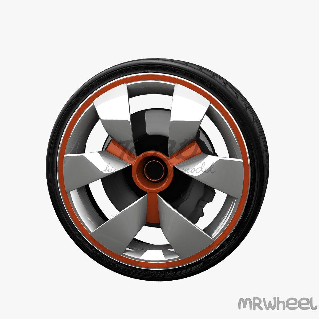 wheel mrwheel 3d model