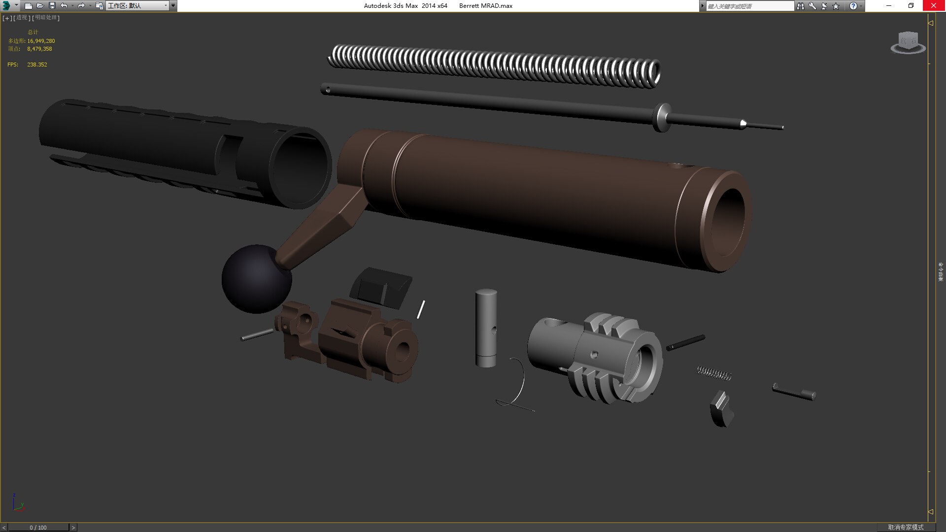 3d Berrett Mrad Model