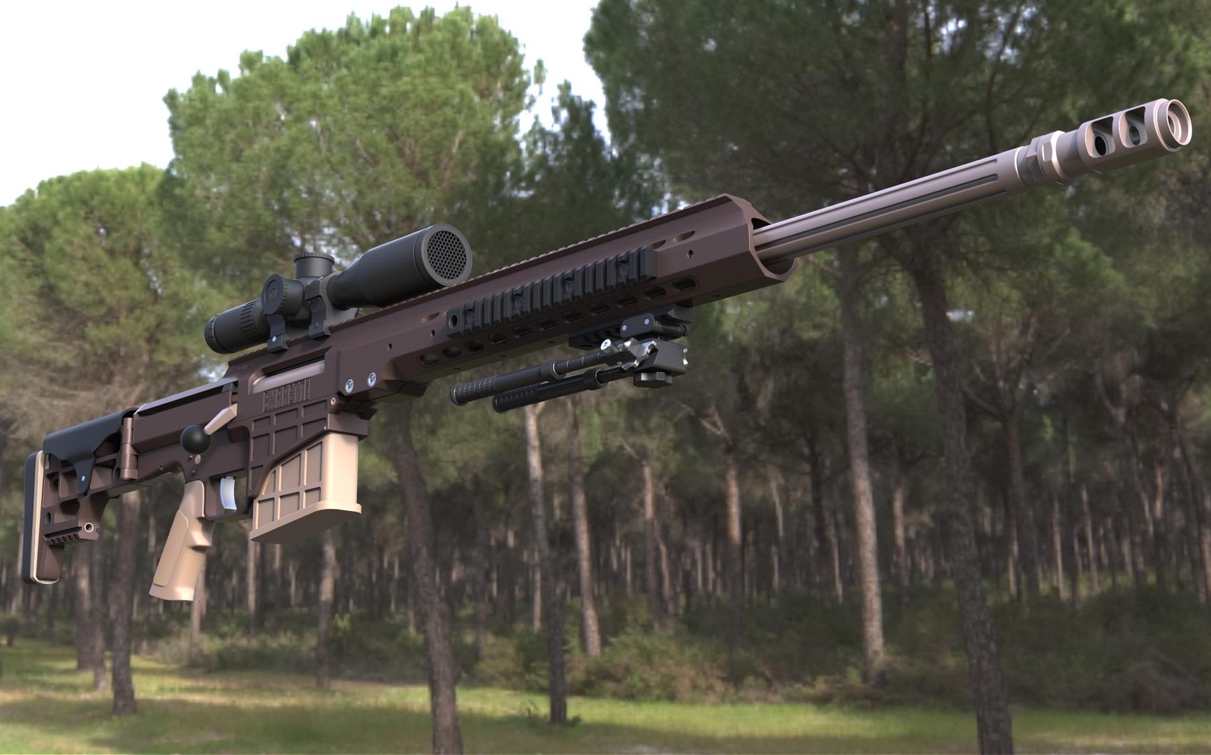 3d Berrett Mrad Model