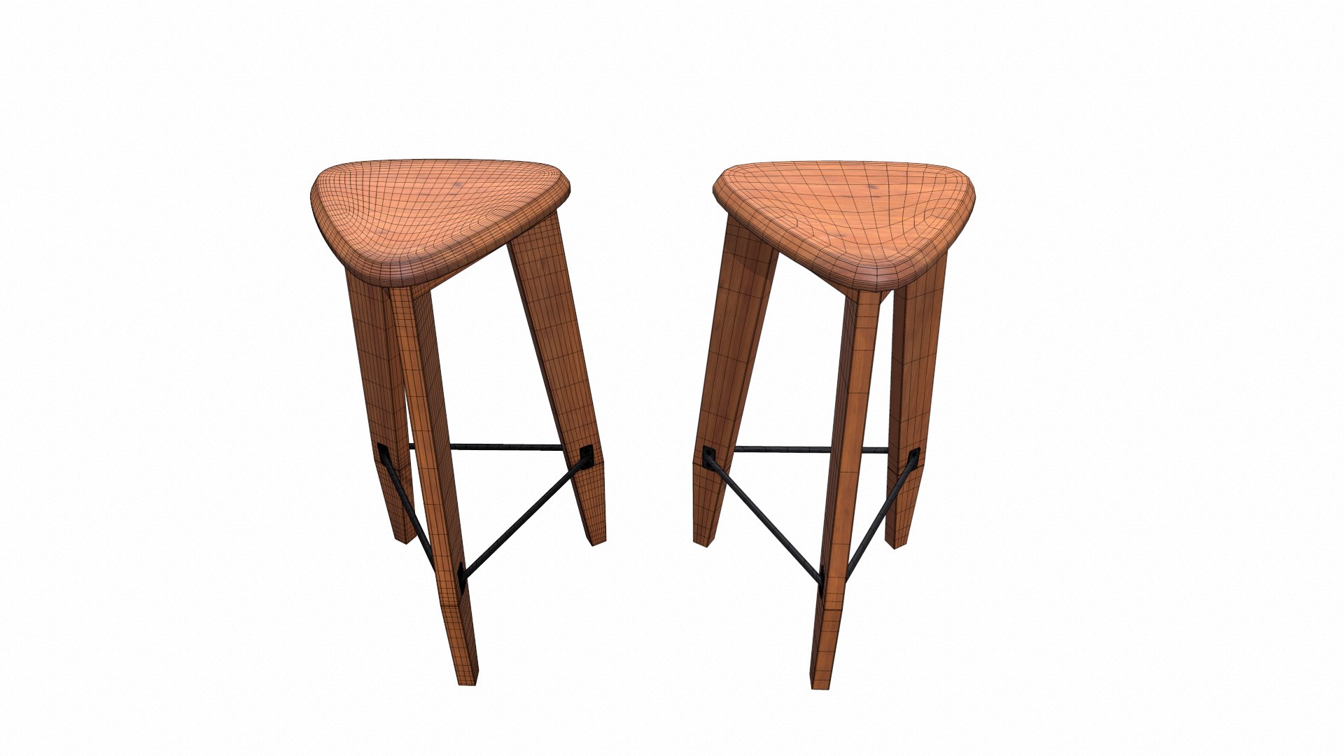 3D High Stool 30 - TurboSquid 2112755
