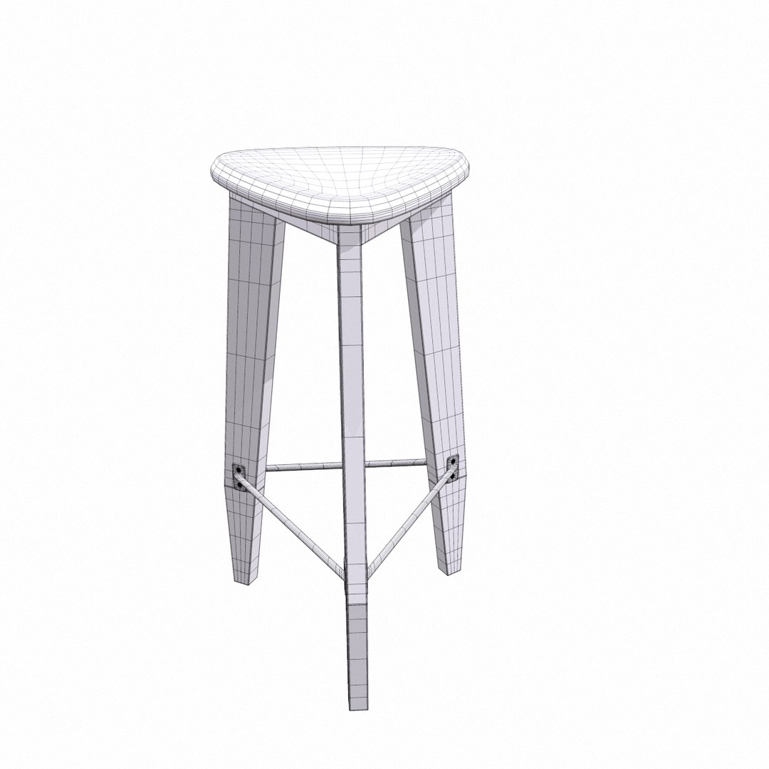 3D High Stool 30 - TurboSquid 2112755