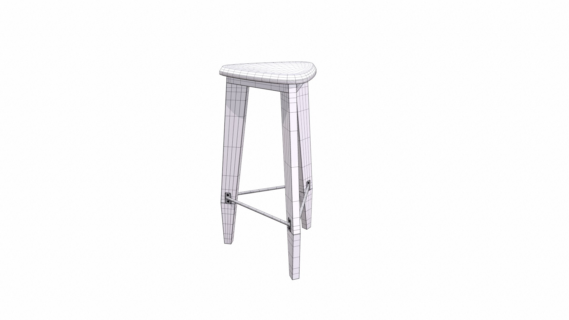 3D High Stool 30 - TurboSquid 2112755