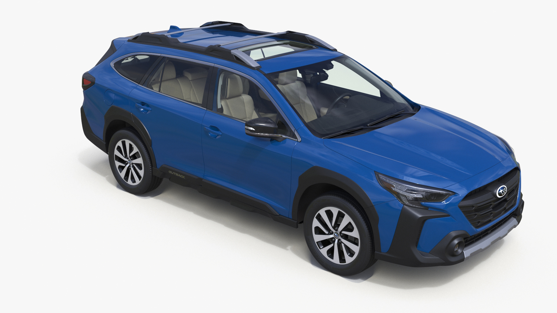Subaru Outback 2025 Blue Rigged 3D Model - TurboSquid 2365104