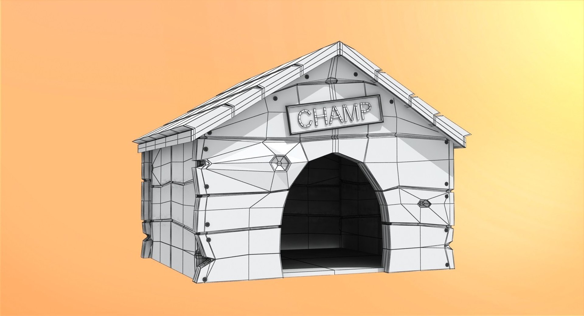 Max Cartoon Dog House
