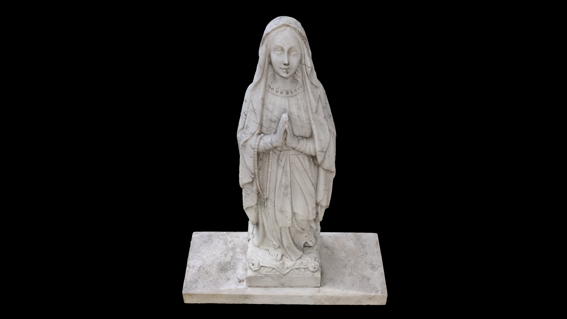 3D Statue Of Mary Magdalene Model - TurboSquid 1790047