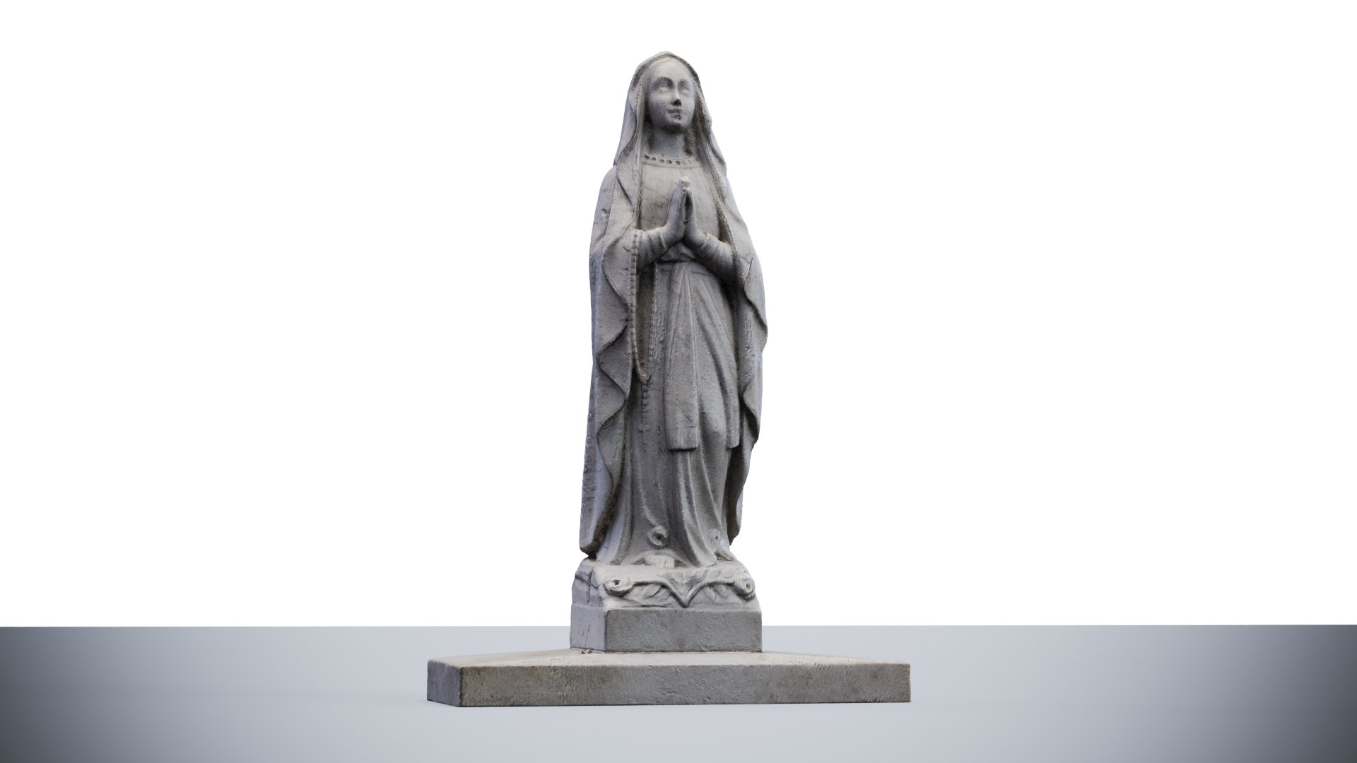 3D Statue Of Mary Magdalene Model - TurboSquid 1790047