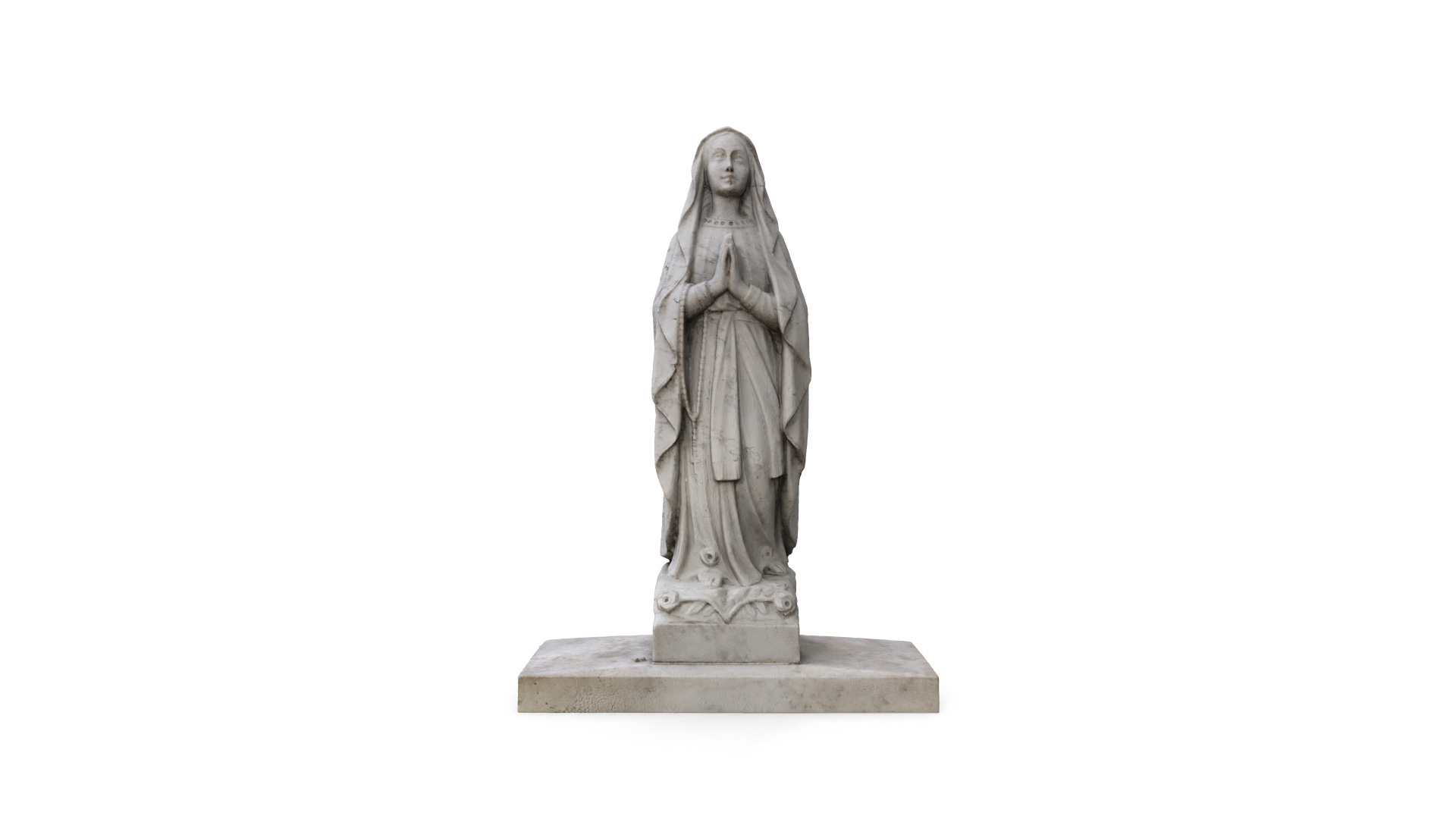 3D Statue Of Mary Magdalene Model - TurboSquid 1790047