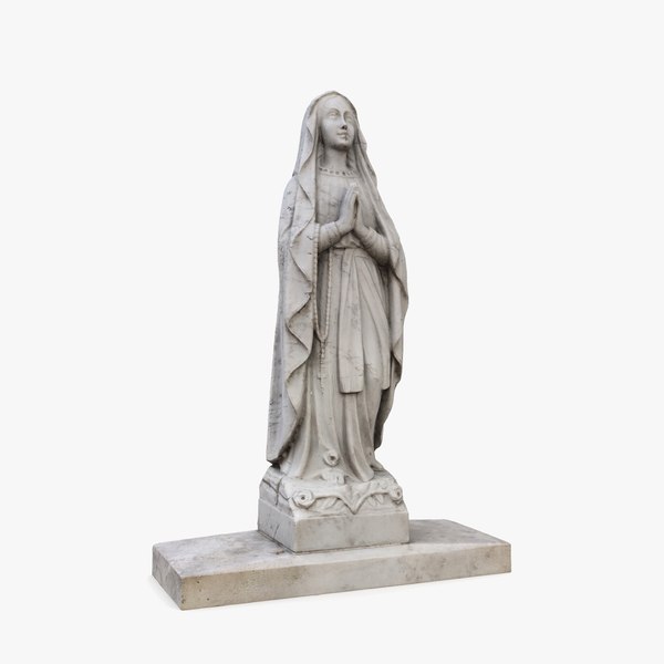 3D Statue of Mary Magdalene model - TurboSquid 1790047