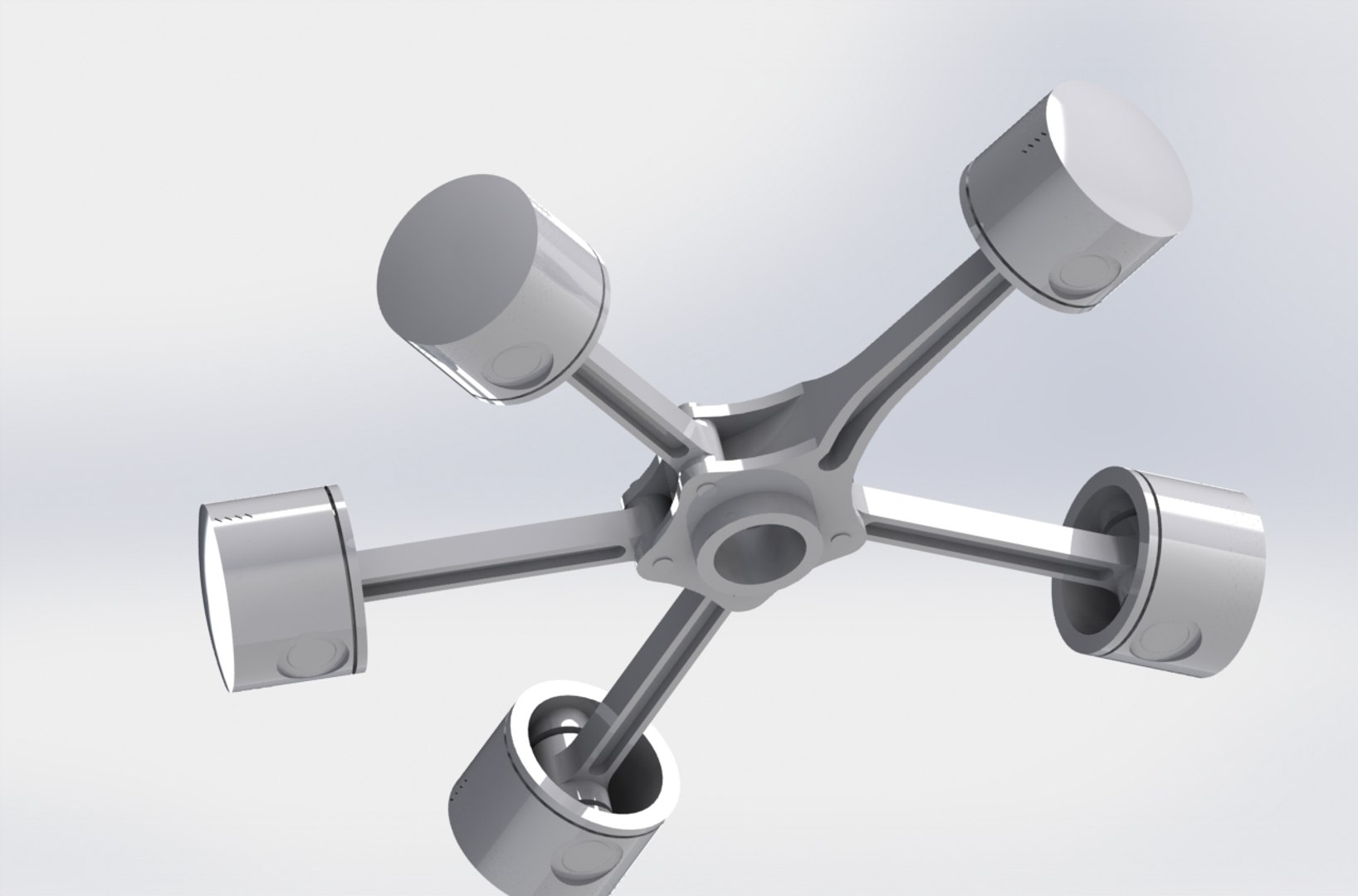 3d Radial Piston Assembly