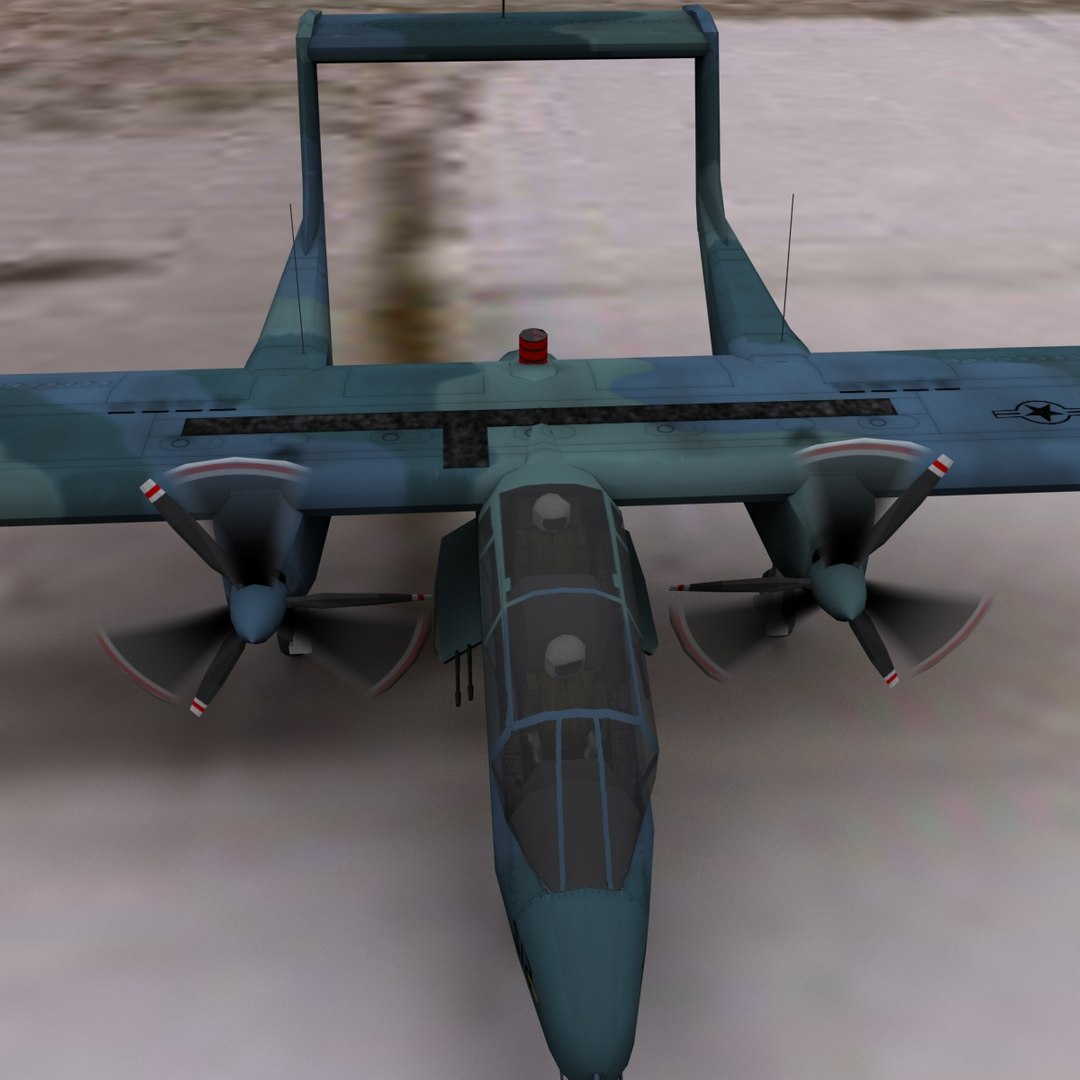 3d North American Ov-10 Bronco