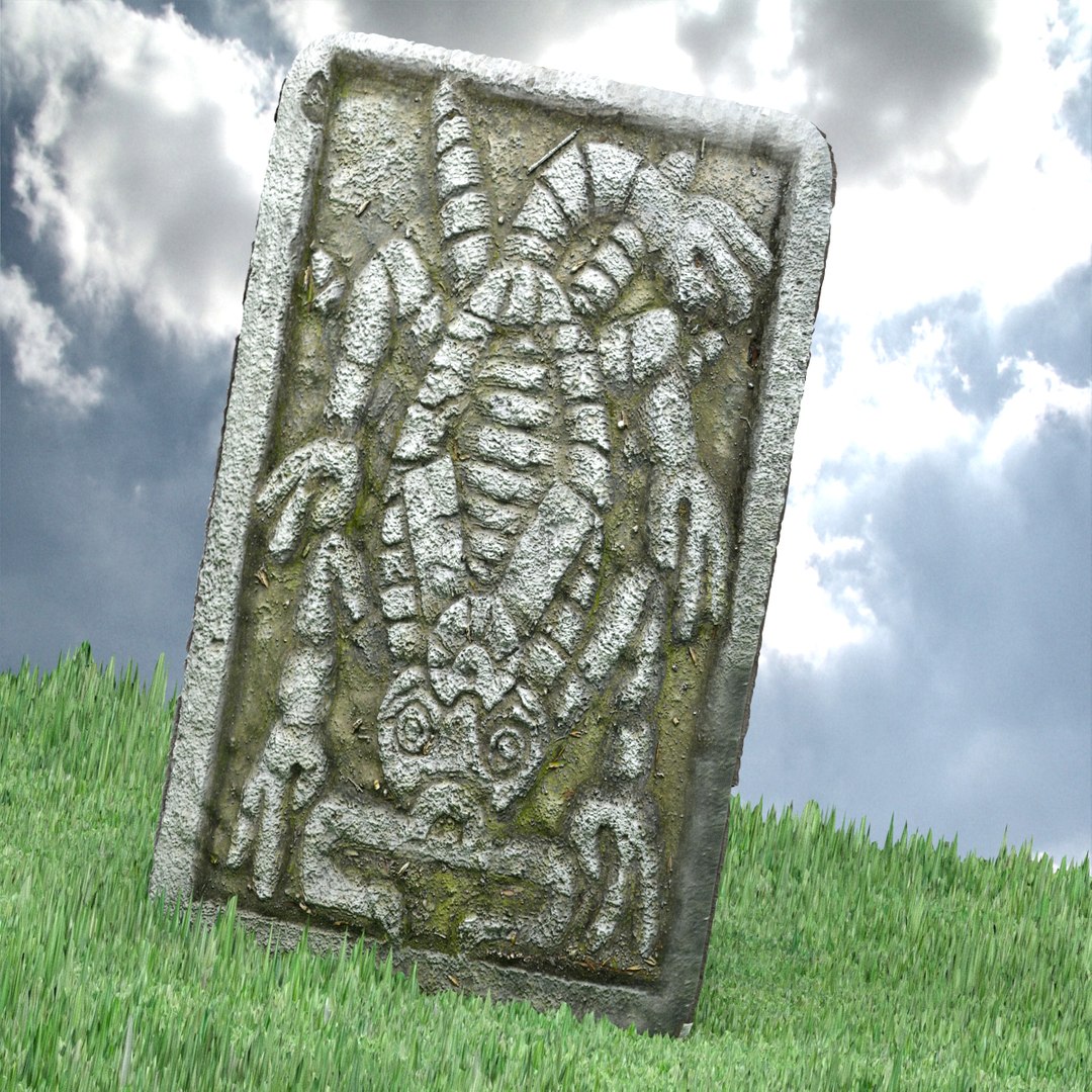 aztec stone 3d model