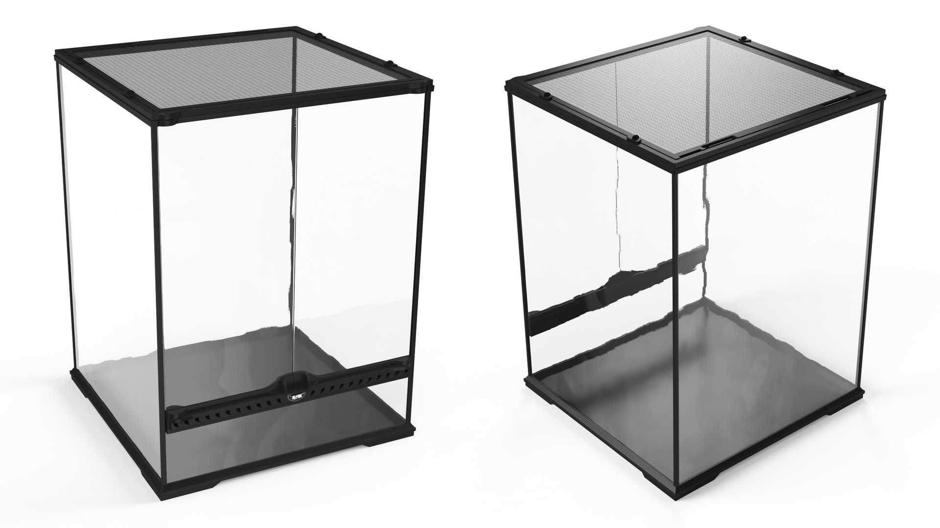 Empty Tall Terrarium For Reptiles 3D - TurboSquid 2144106