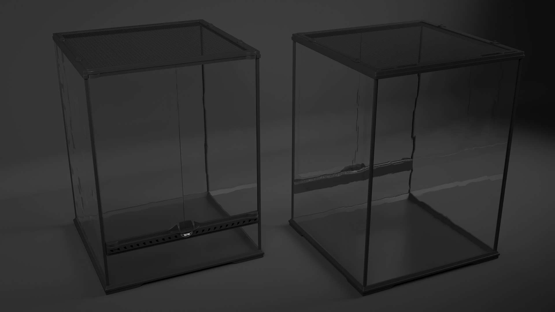 Empty Tall Terrarium For Reptiles 3D - TurboSquid 2144106