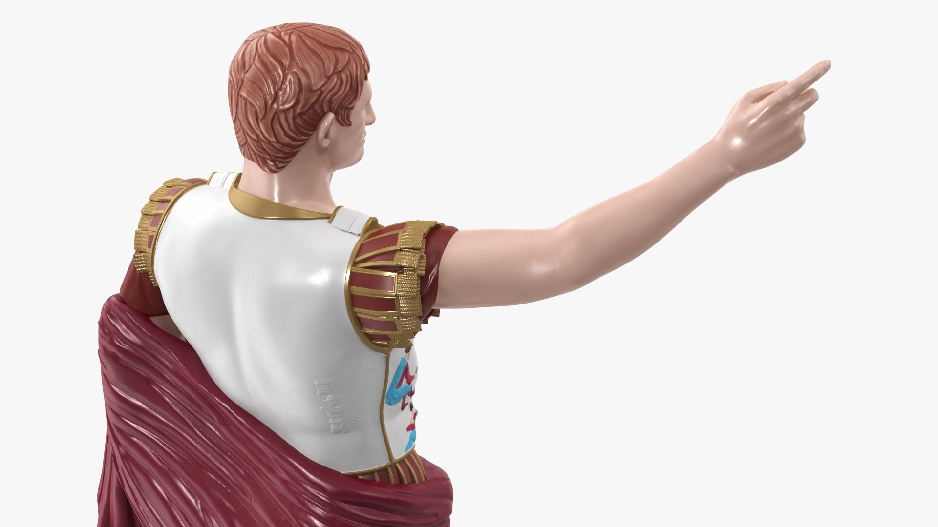 Roman Leader Statue of Prima Porta Stylized Replica 3D model ...