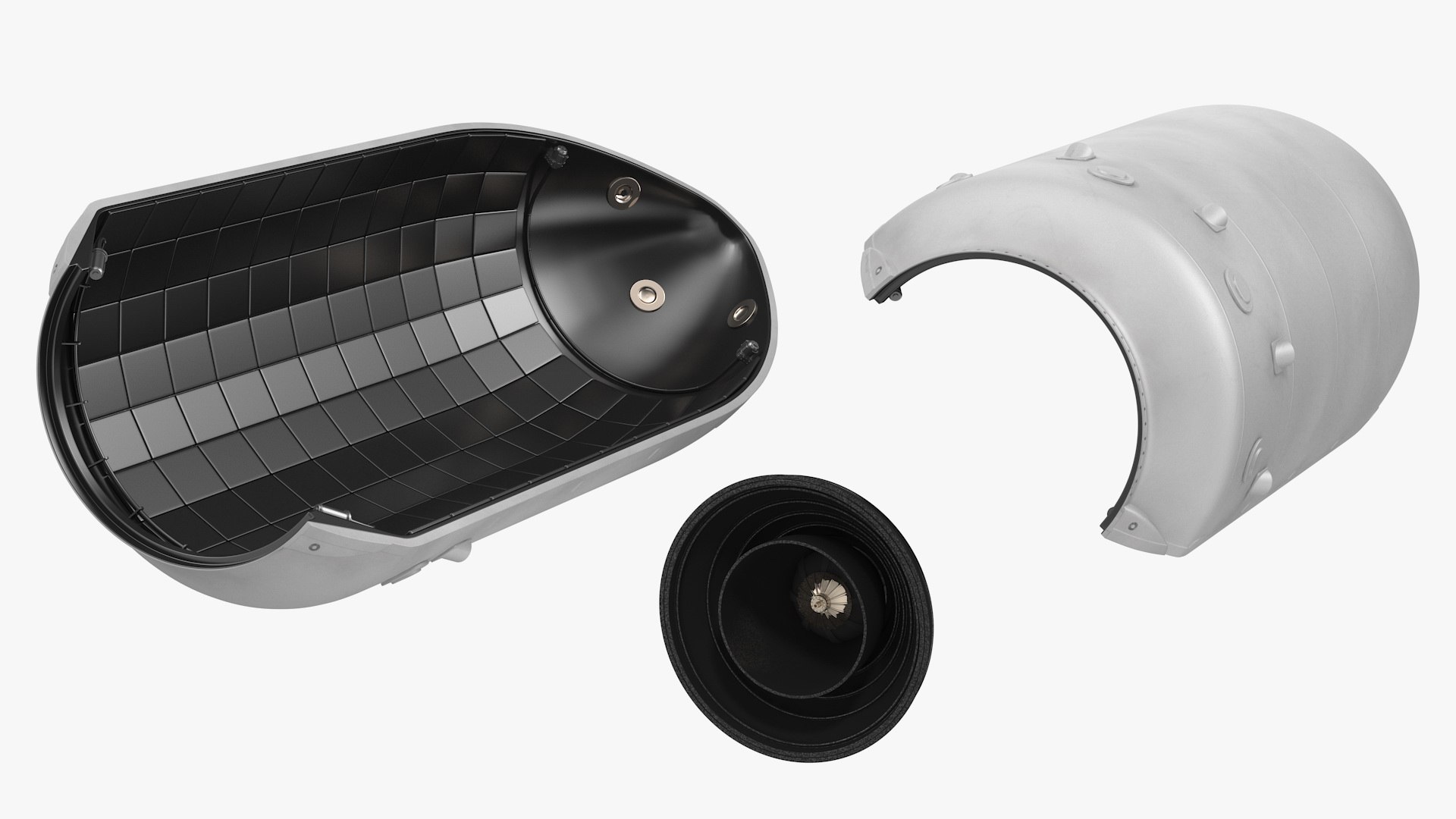 Payload Fairing 3D Model - TurboSquid 1493389