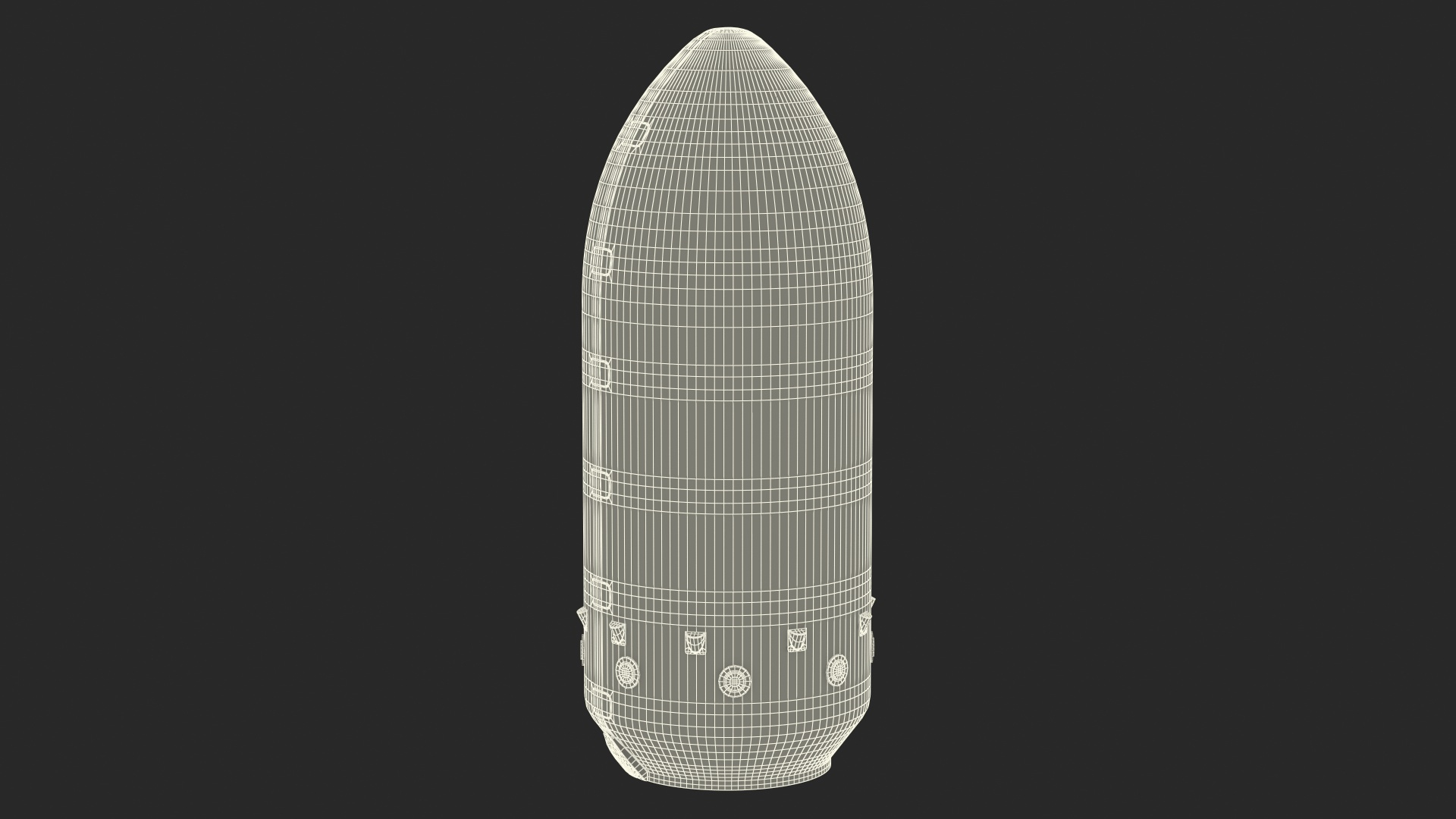 Payload Fairing 3D Model - TurboSquid 1493389