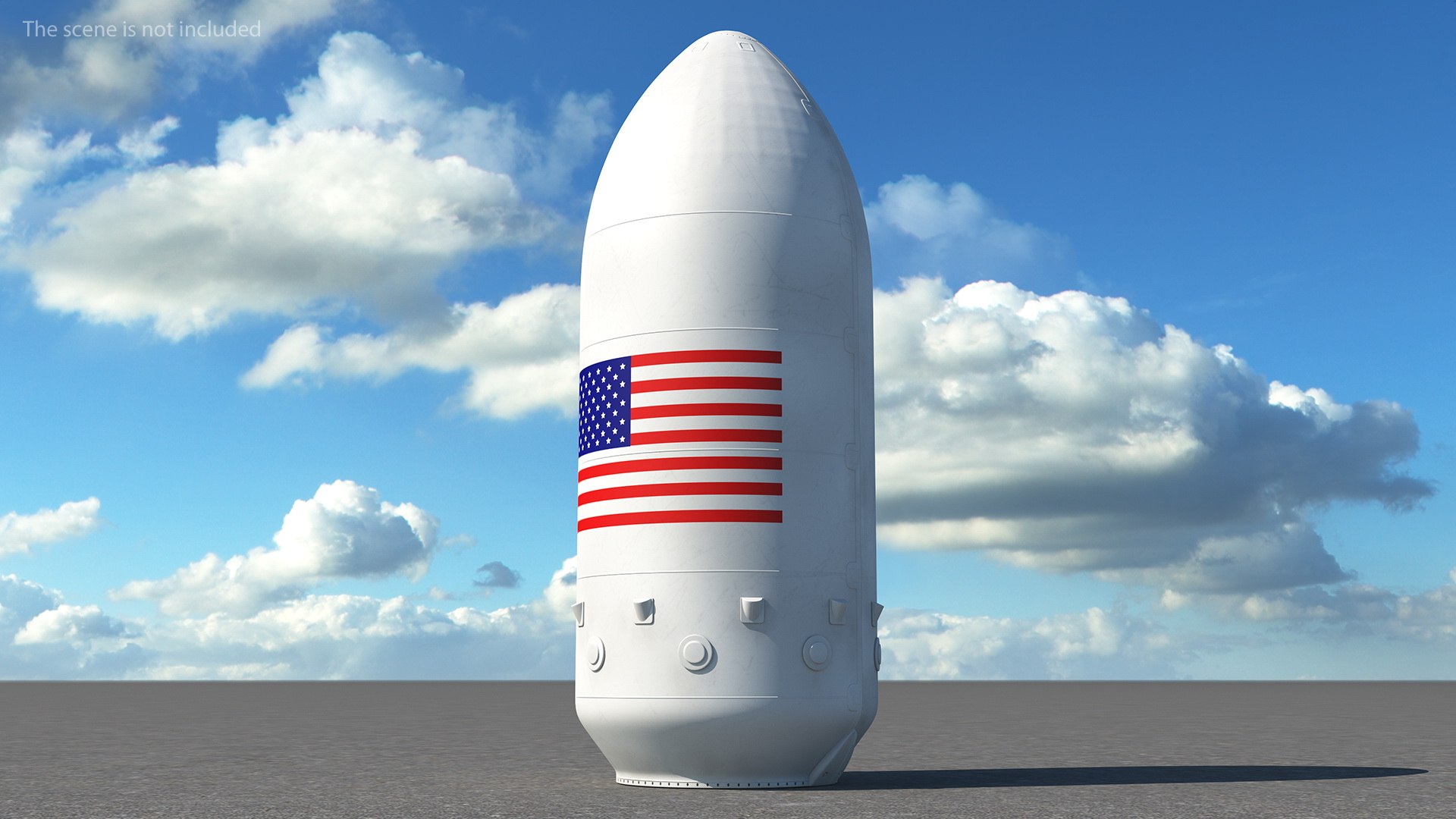 Payload Fairing 3D Model - TurboSquid 1493389