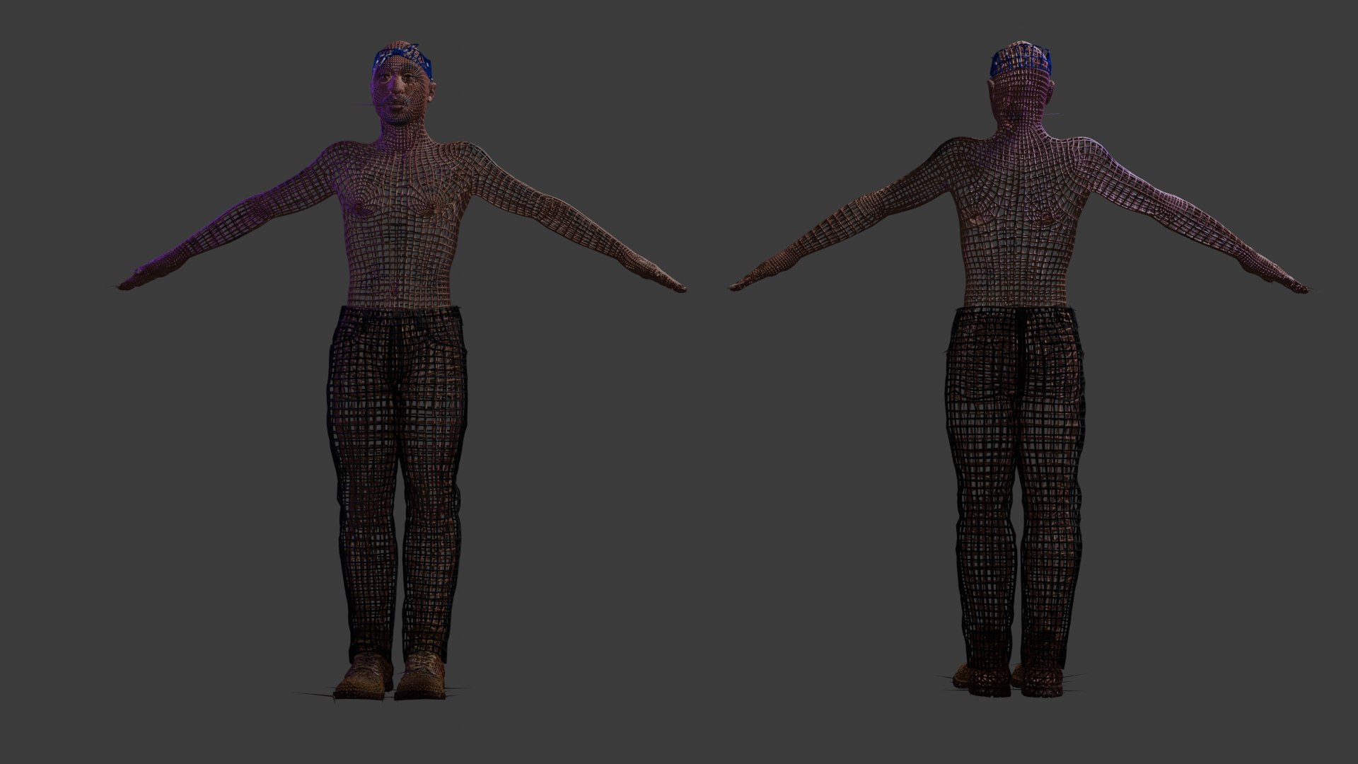 3D Model Celebrity Wannabe Series 2-PAC - TurboSquid 2231971