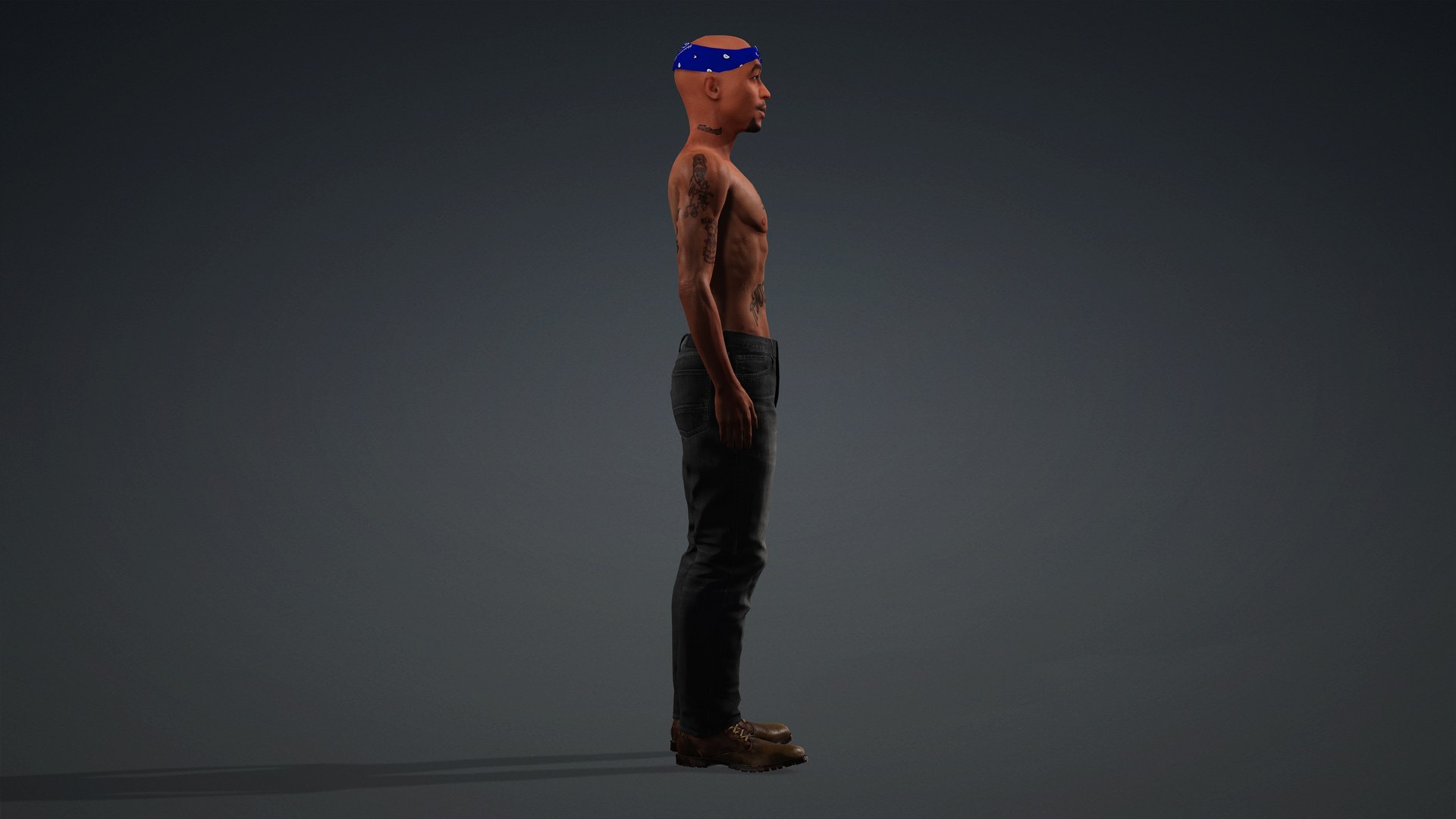 3D Model Celebrity Wannabe Series 2-PAC - TurboSquid 2231971