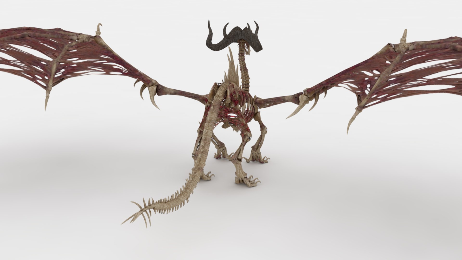Bone Dragon Monster 3D Model - TurboSquid 2343894