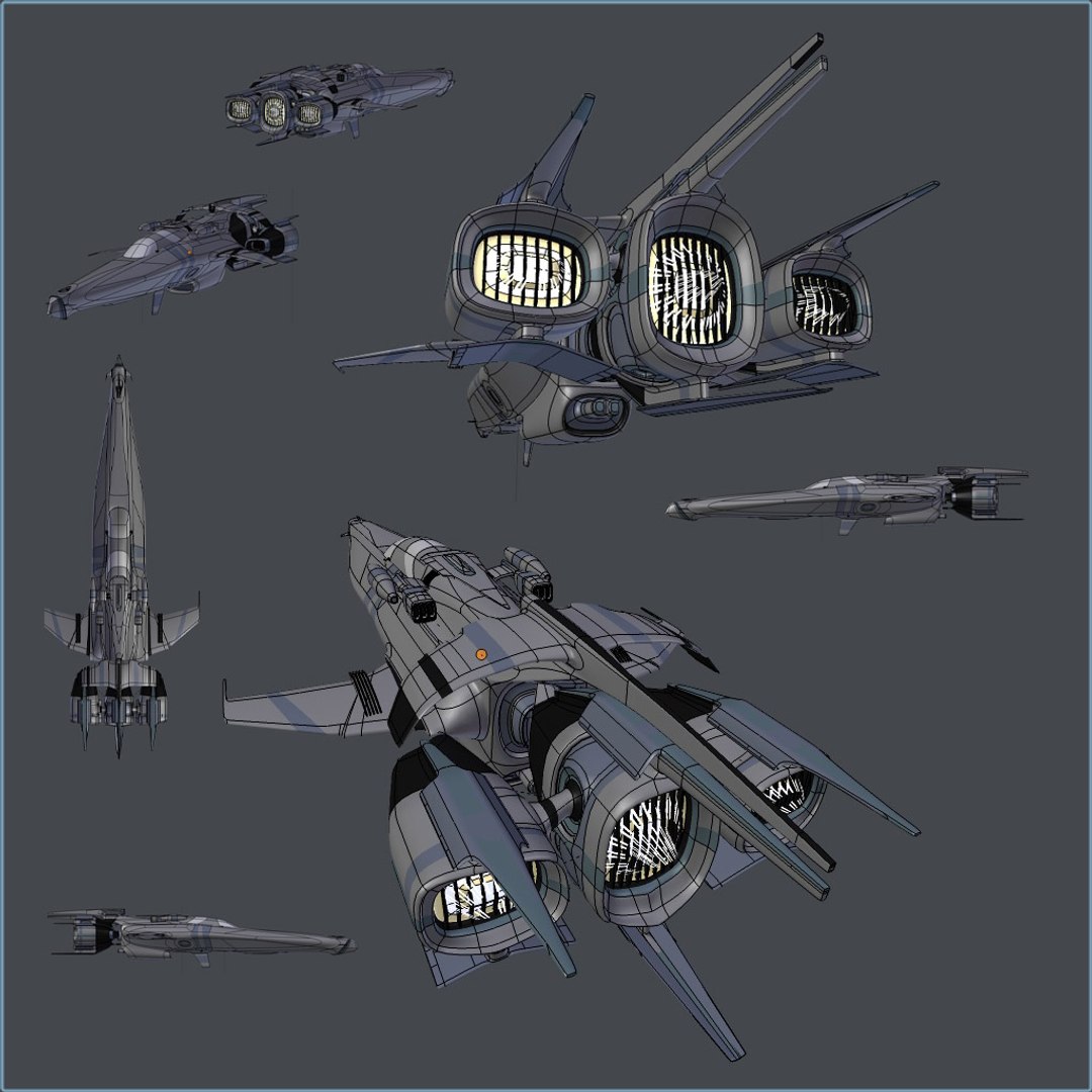 Blender Spaceship