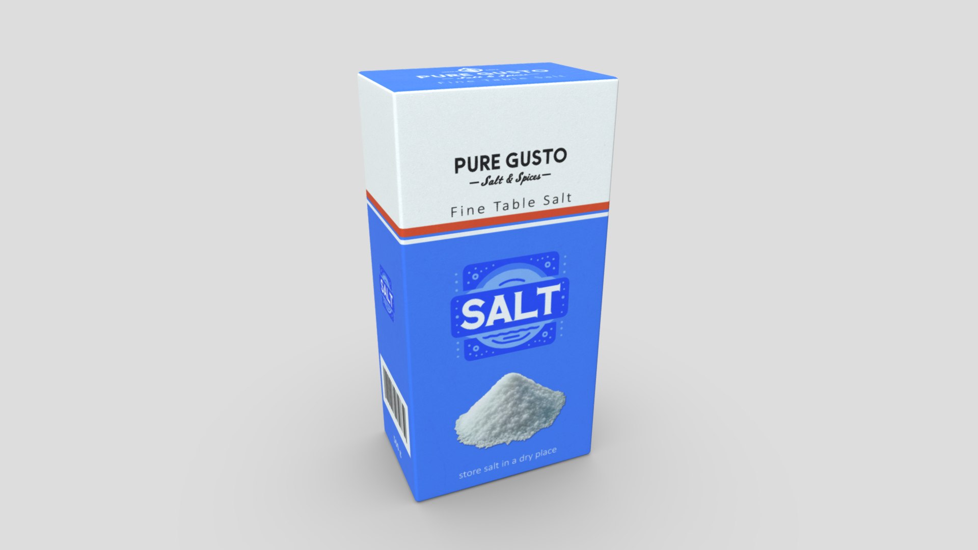 Free CC0 - Salt Package 3D Model - TurboSquid 2207743