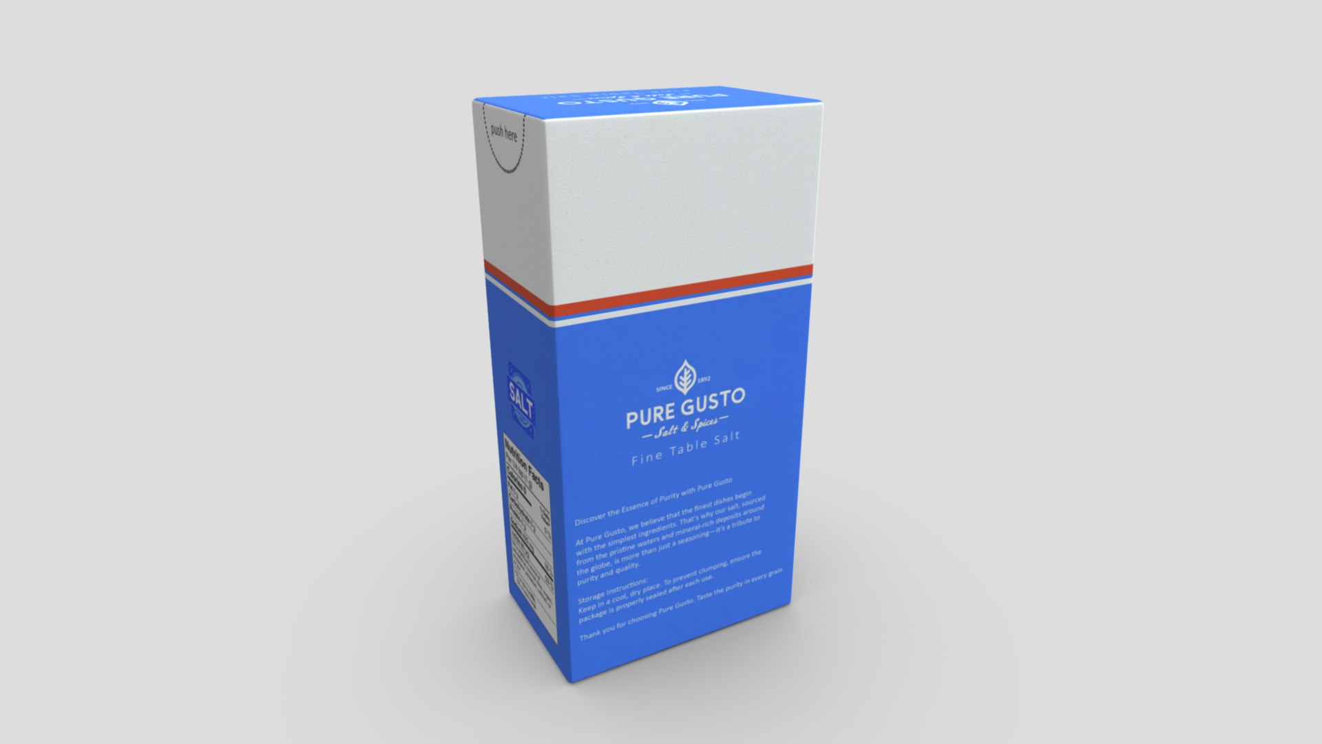 Free CC0 - Salt Package 3D Model - TurboSquid 2207743