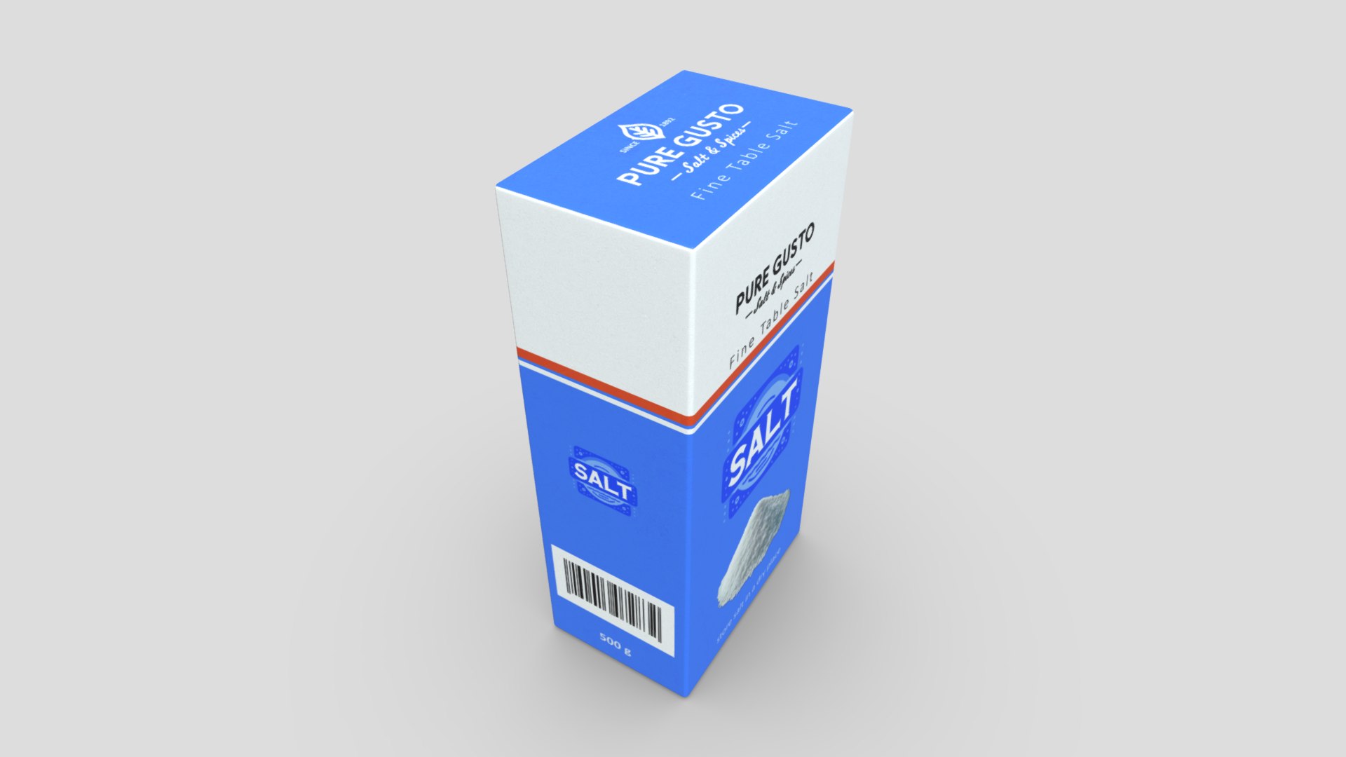 Free CC0 - Salt Package 3D Model - TurboSquid 2207743