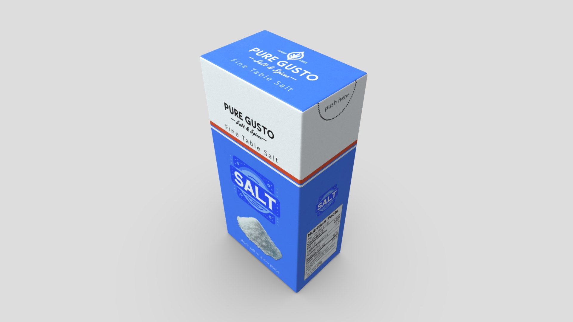 Free CC0 - Salt Package 3D Model - TurboSquid 2207743
