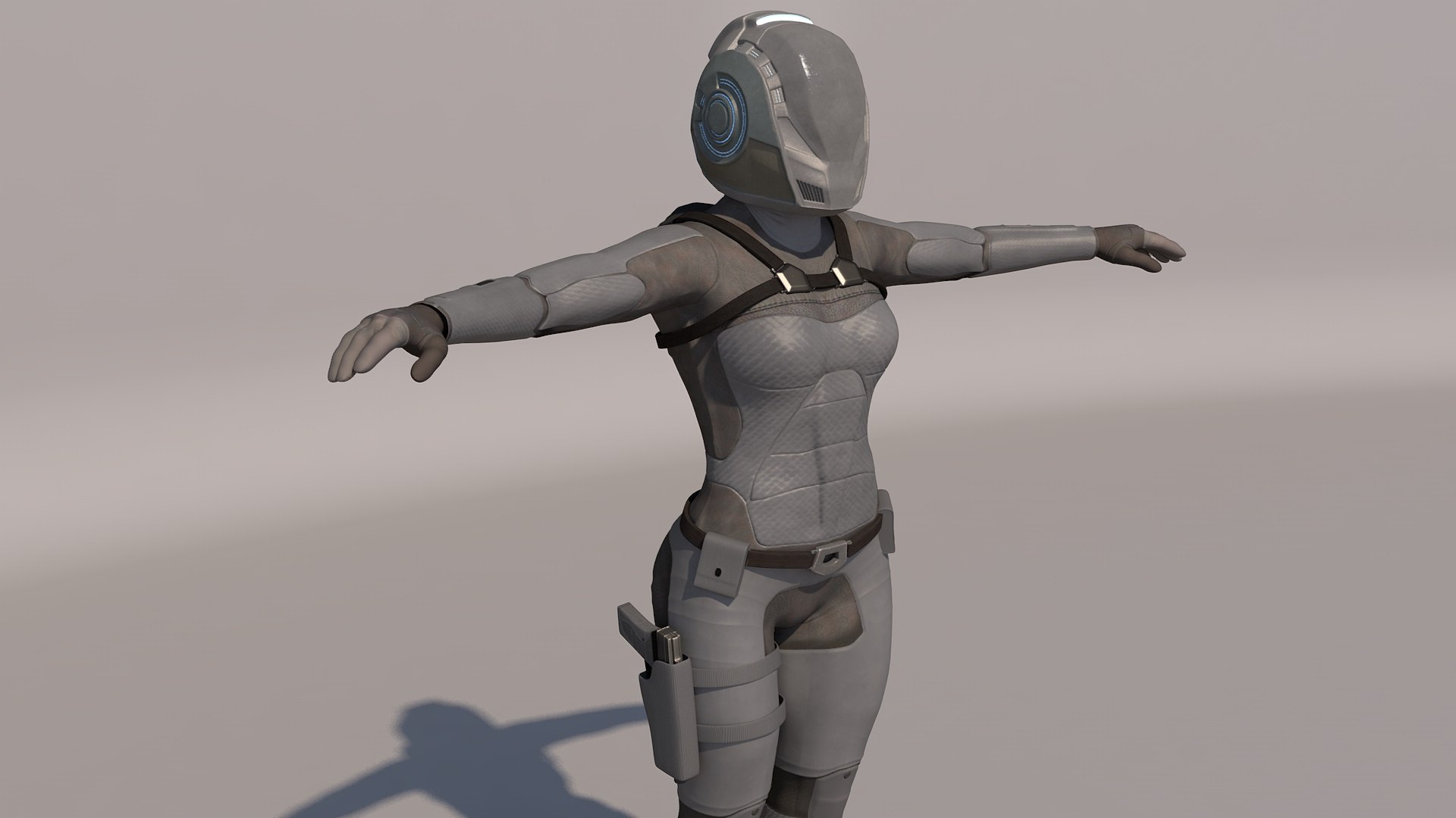 Sci-fi Armor Suit 3D Model - TurboSquid 2057636
