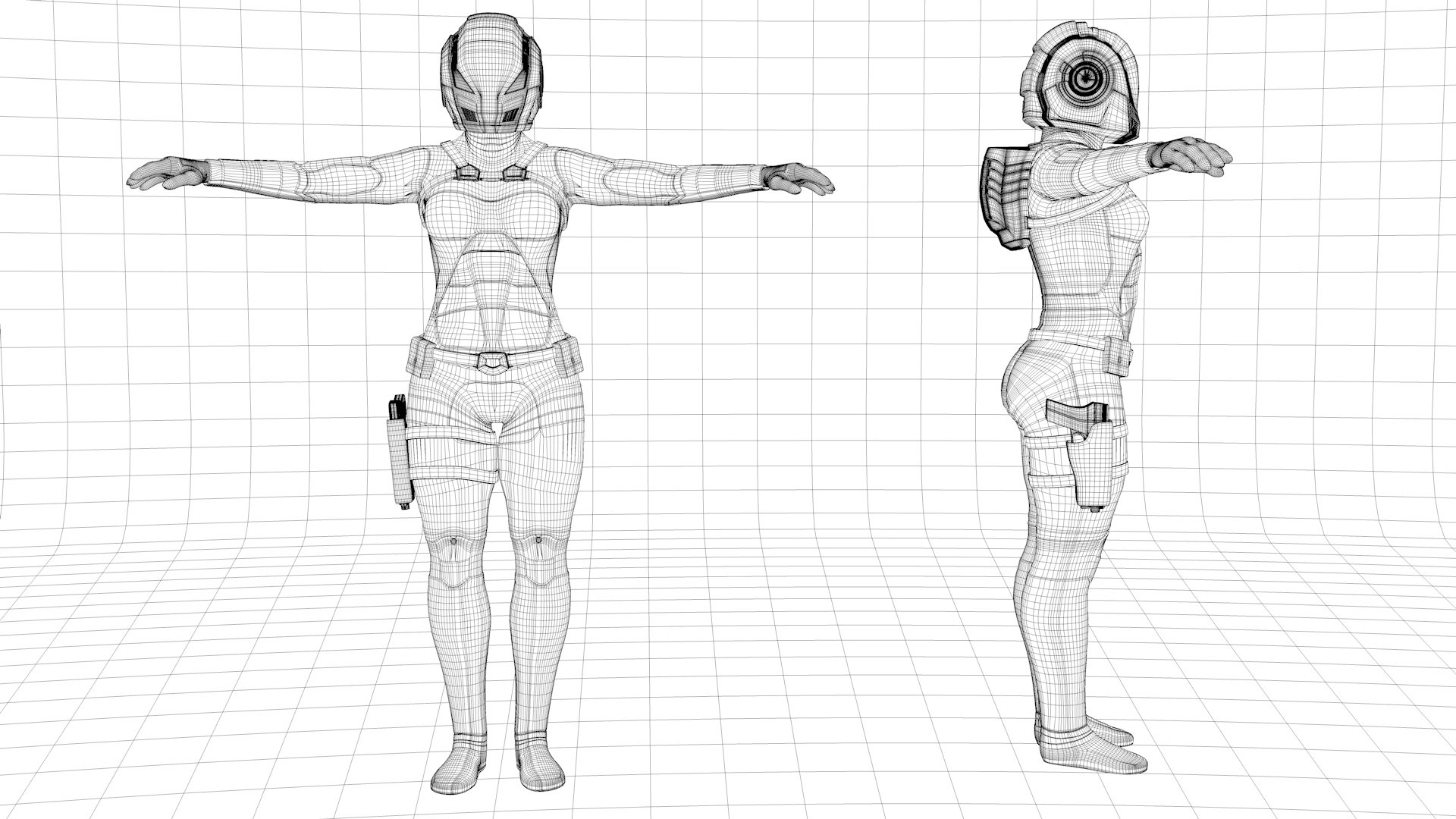 Sci-fi Armor Suit 3D Model - TurboSquid 2057636