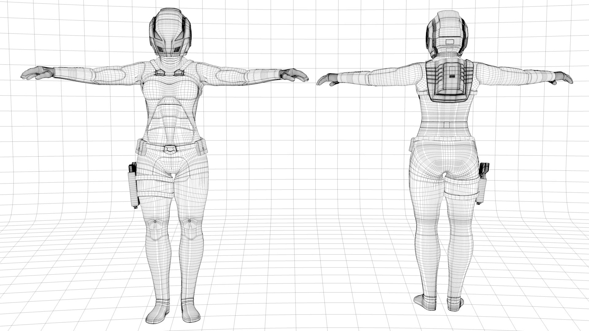 Sci-fi Armor Suit 3D Model - TurboSquid 2057636