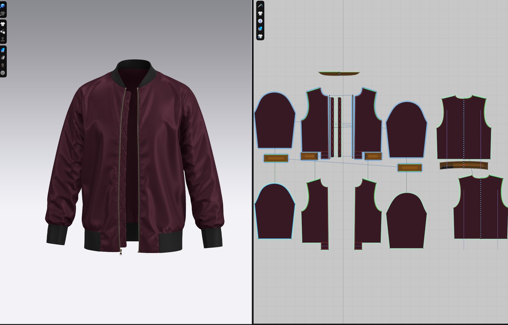 3D Men Bomber Jacket 3D Model - TurboSquid 2252988
