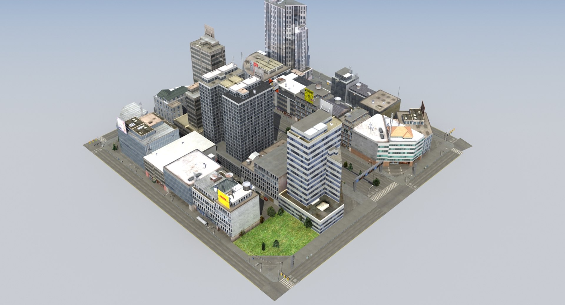 City Block C 3D Model - TurboSquid 1239909