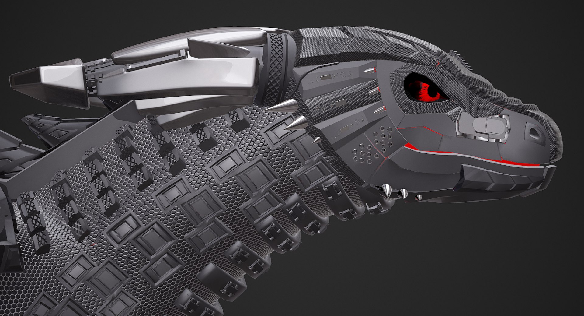 3D robot dragon - TurboSquid 1355043