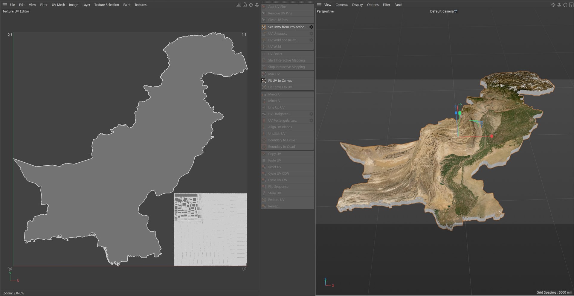 Pakistan Terrain Map 3D Model - TurboSquid 2336565