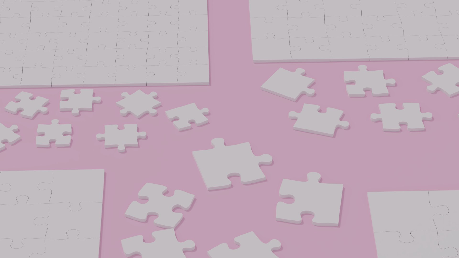3D Jigsaw Puzzle Collection - TurboSquid 1755106
