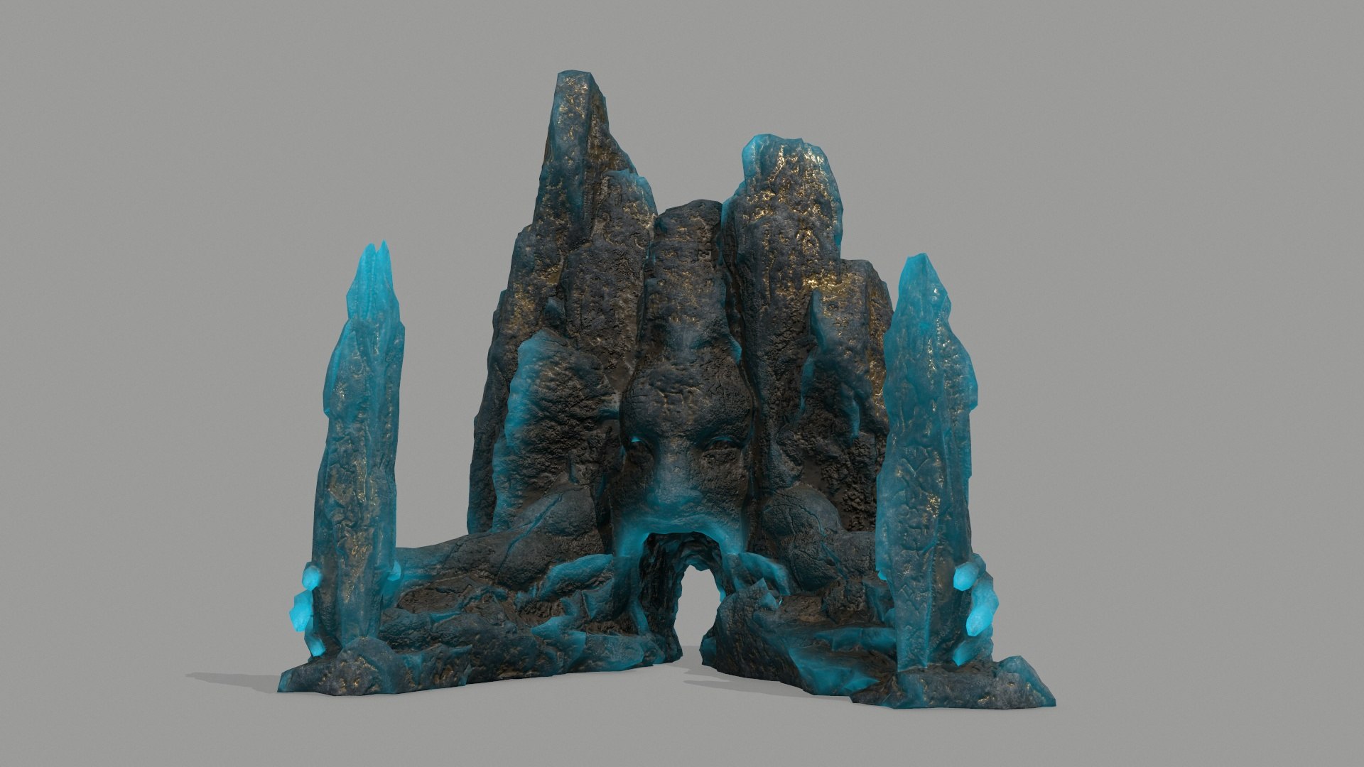 3D Rock Gate - TurboSquid 2146352