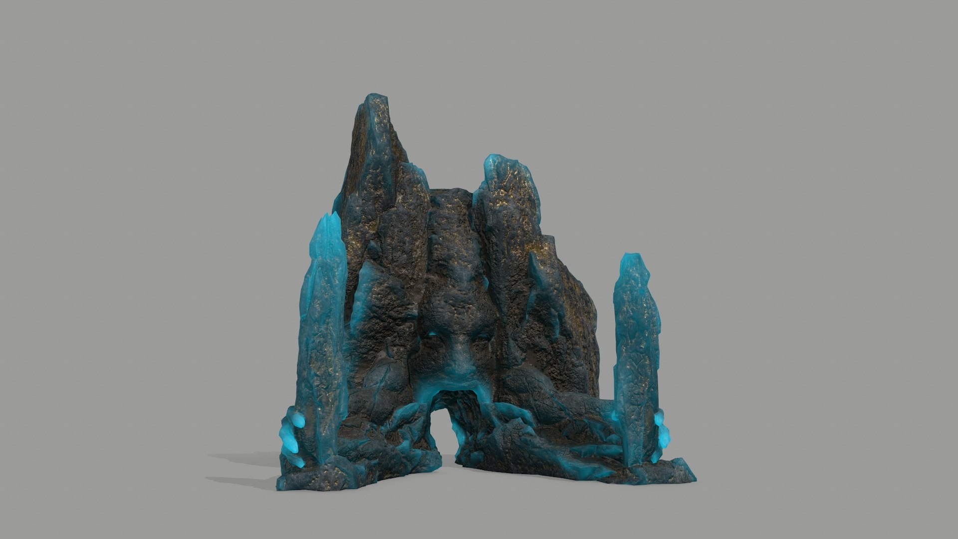 3D Rock Gate - TurboSquid 2146352