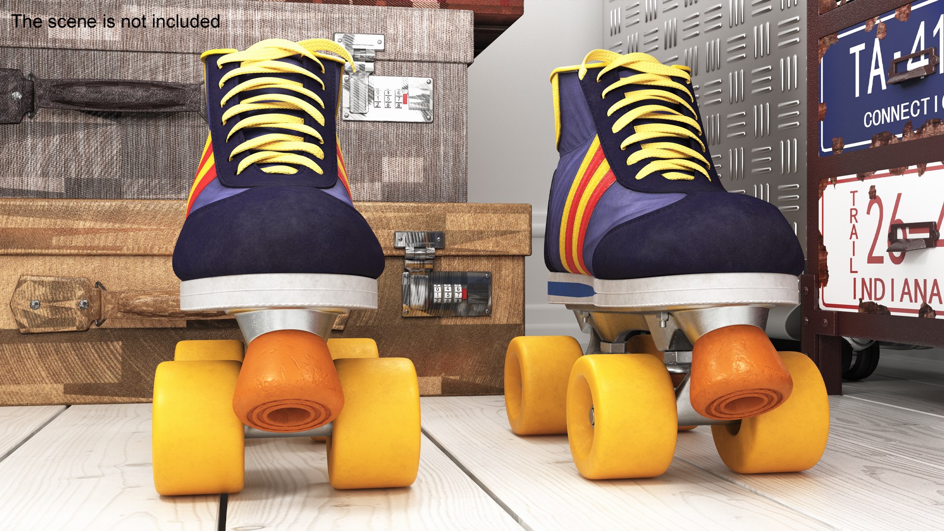 Vintage Roller Skates Model - TurboSquid 2112899