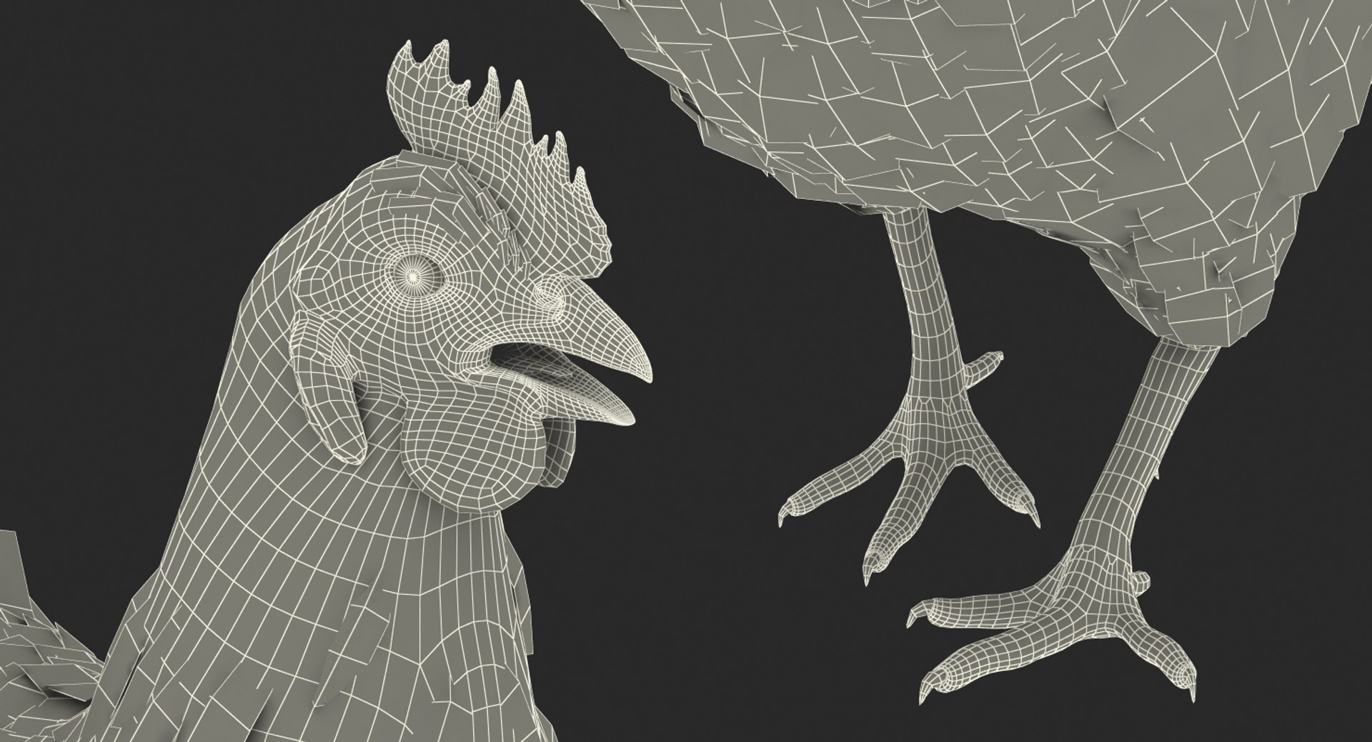 Brown Chicken Walking Pose 3D | 1148968 | TurboSquid