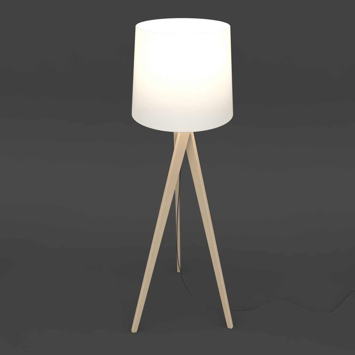 lamp standing zaria terra 3d model