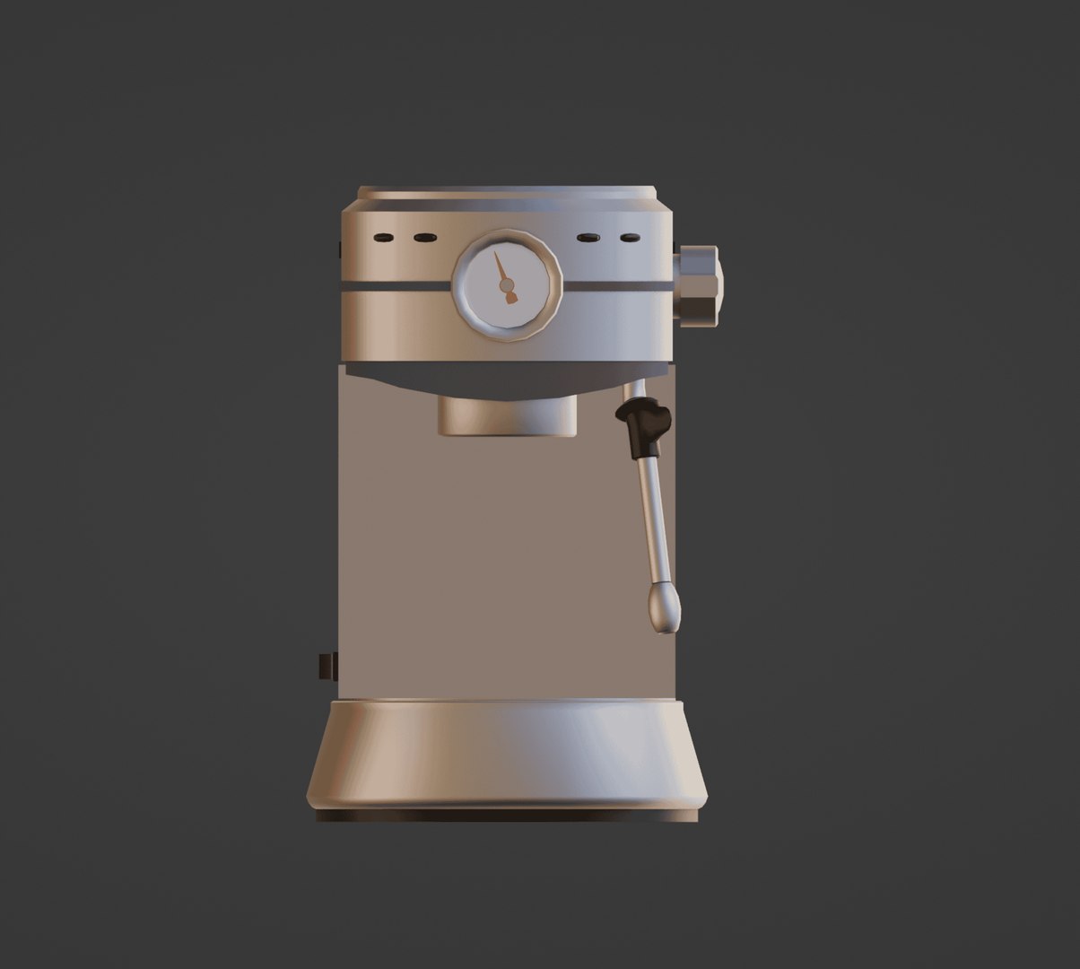 3D Espresso Machine Model - TurboSquid 2306398