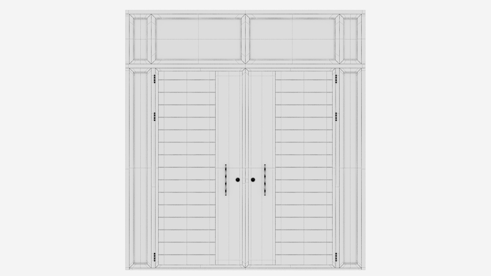 Aluminium Door 62 3D - TurboSquid 2016701