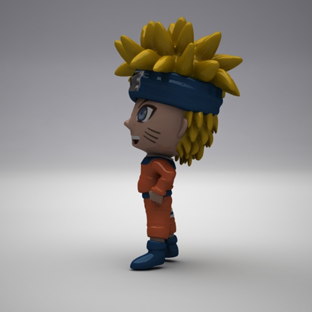 3d Naruto Modelled